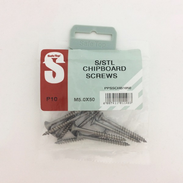 Safetop Screw Chipboard SS 10MM 10pk | Agrimark