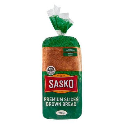 Sasko Brown Sandwich Bread 700g | Agrimark