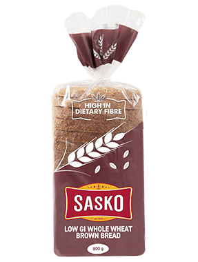Sasko Wholewheat Low Gi Dumpy 800g | Agrimark