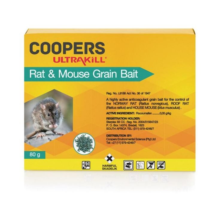 Coopers Ultrakill Rat&mouse Grain 80g | Agrimark