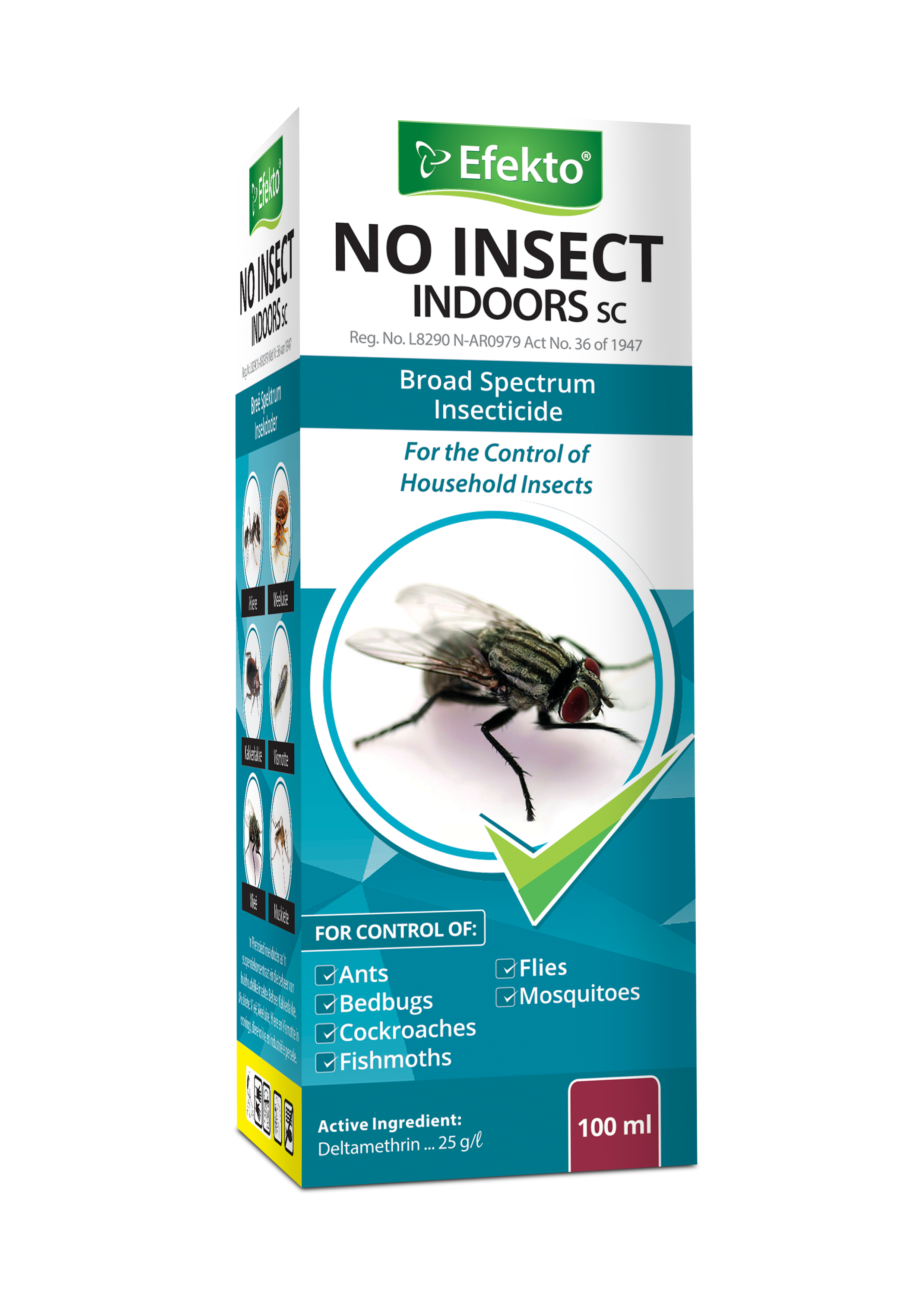 Efekto No Insect Indoors 100ml x 6 | Agrimark