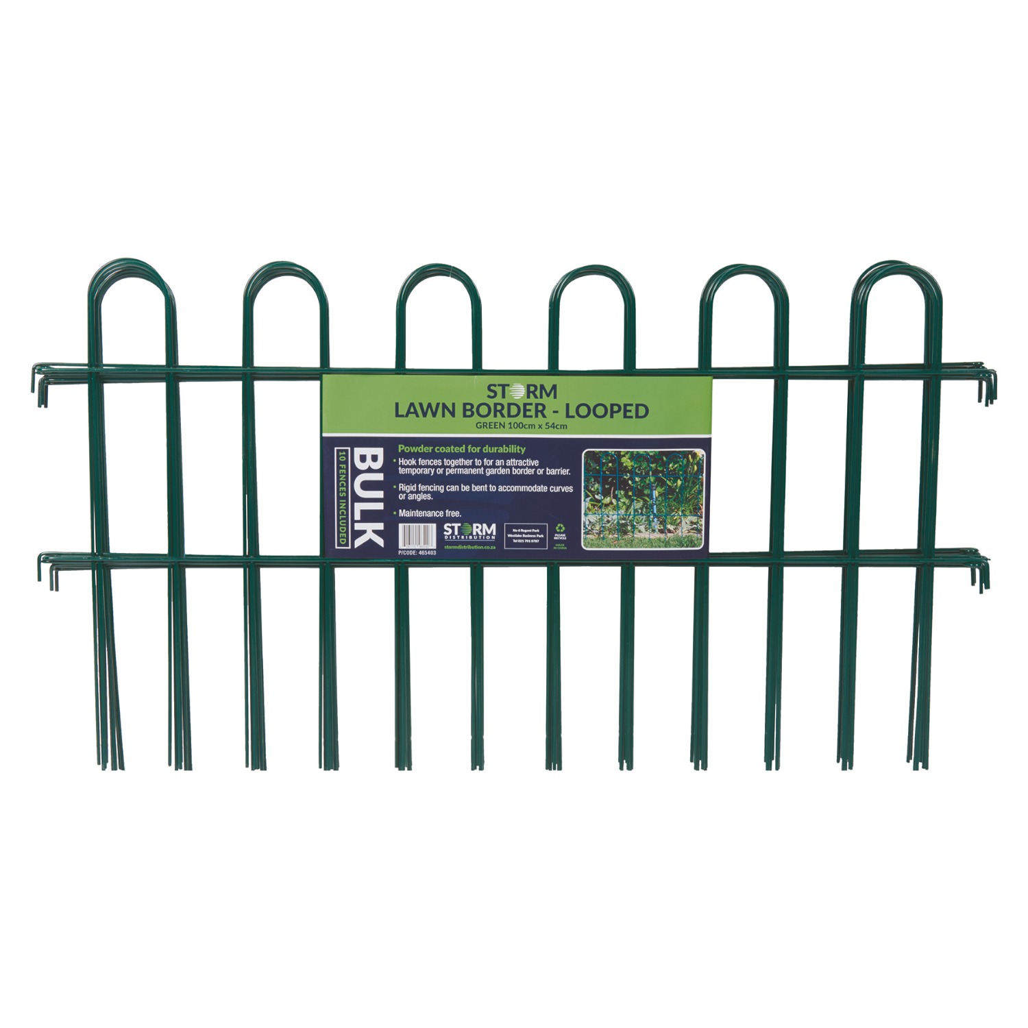 Storm Bulk Loop Lawn Border Green 10x1m | Agrimark
