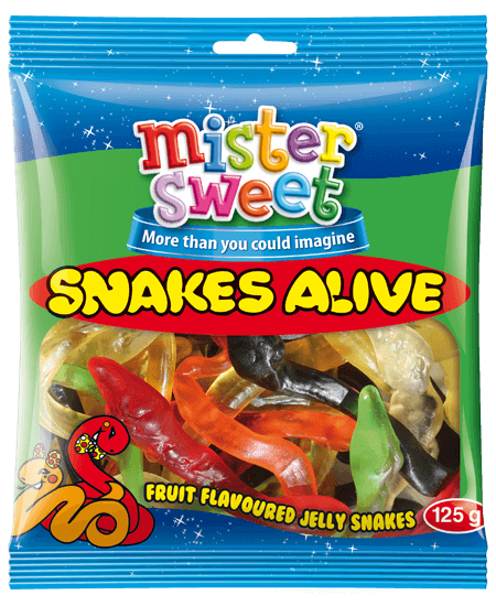 Mr Sweet Snakes 125g | Agrimark