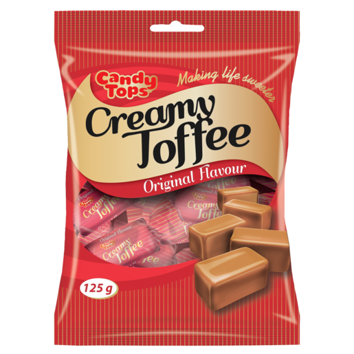 Candy Tops Creamy Toffee Original 125g | Agrimark