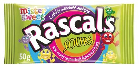Mr Sweet Rascals Sours 50g | Agrimark