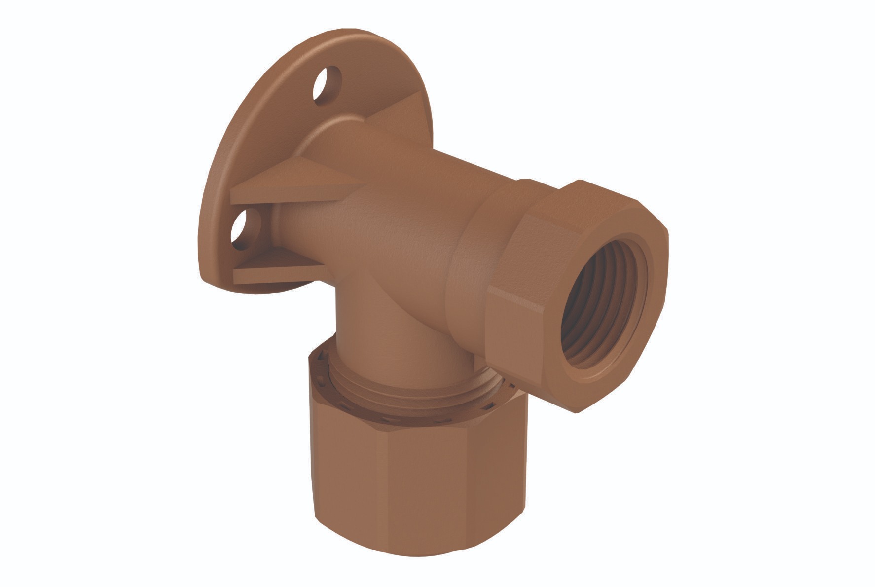 Unitwist Elbow Wallplate Cxf 22mmx3/4dm | Agrimark