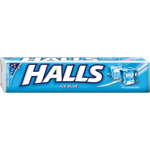 Halls Cough Drops Ice Blue 10's | Agrimark