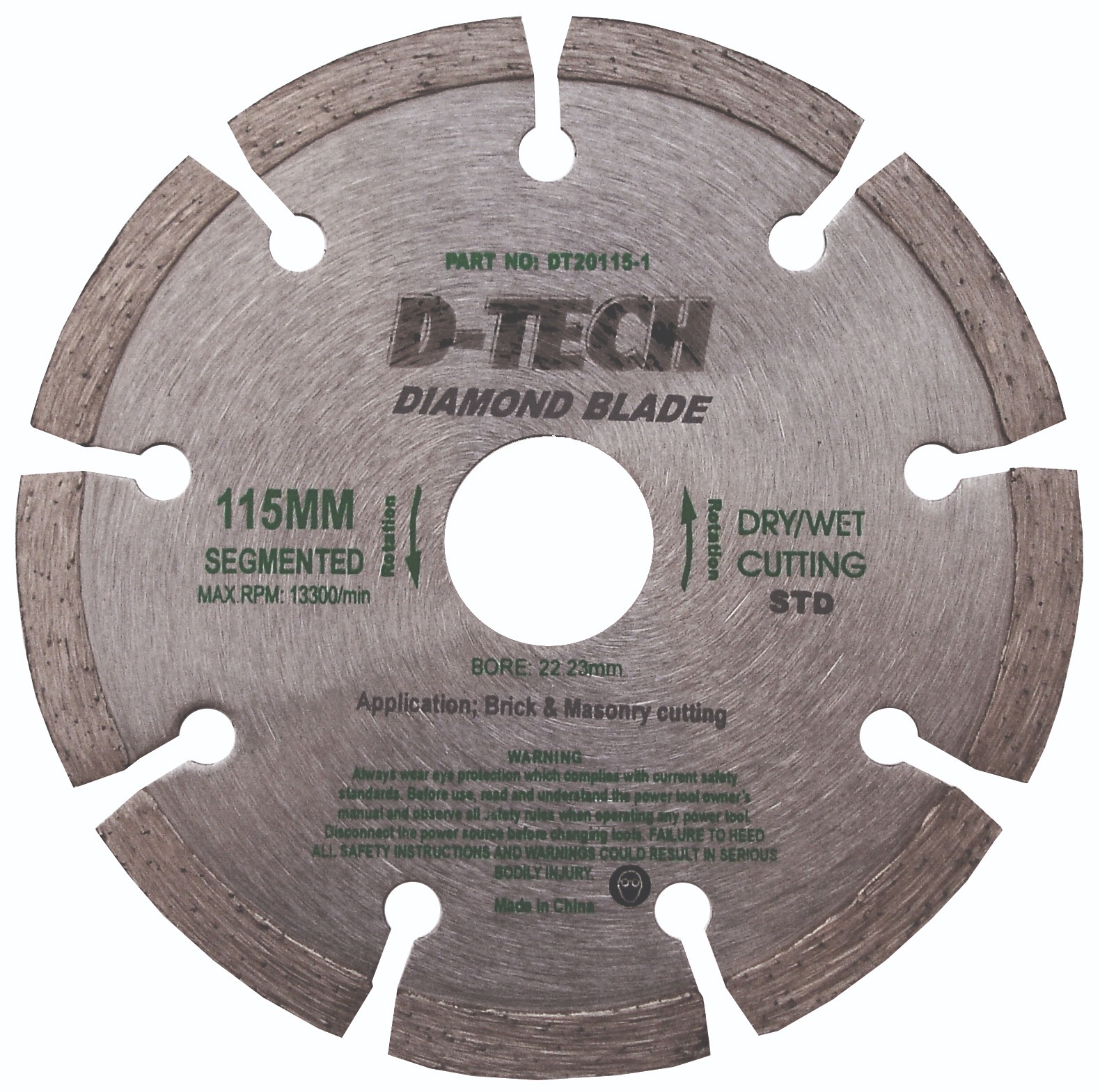 D-Tech Blade Diamond Segmented | Agrimark