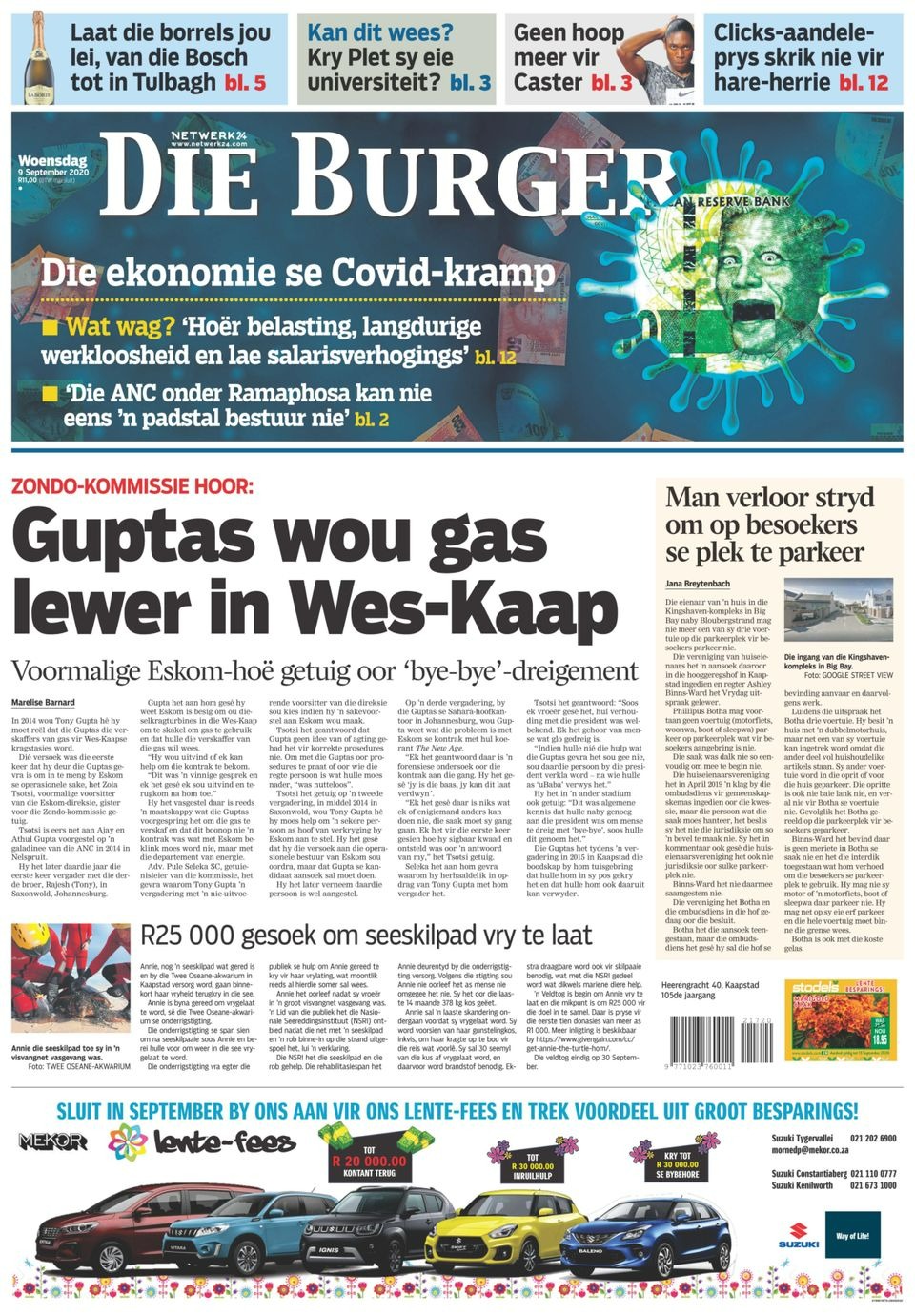 Newspaper Die Burger Saterdag | Agrimark