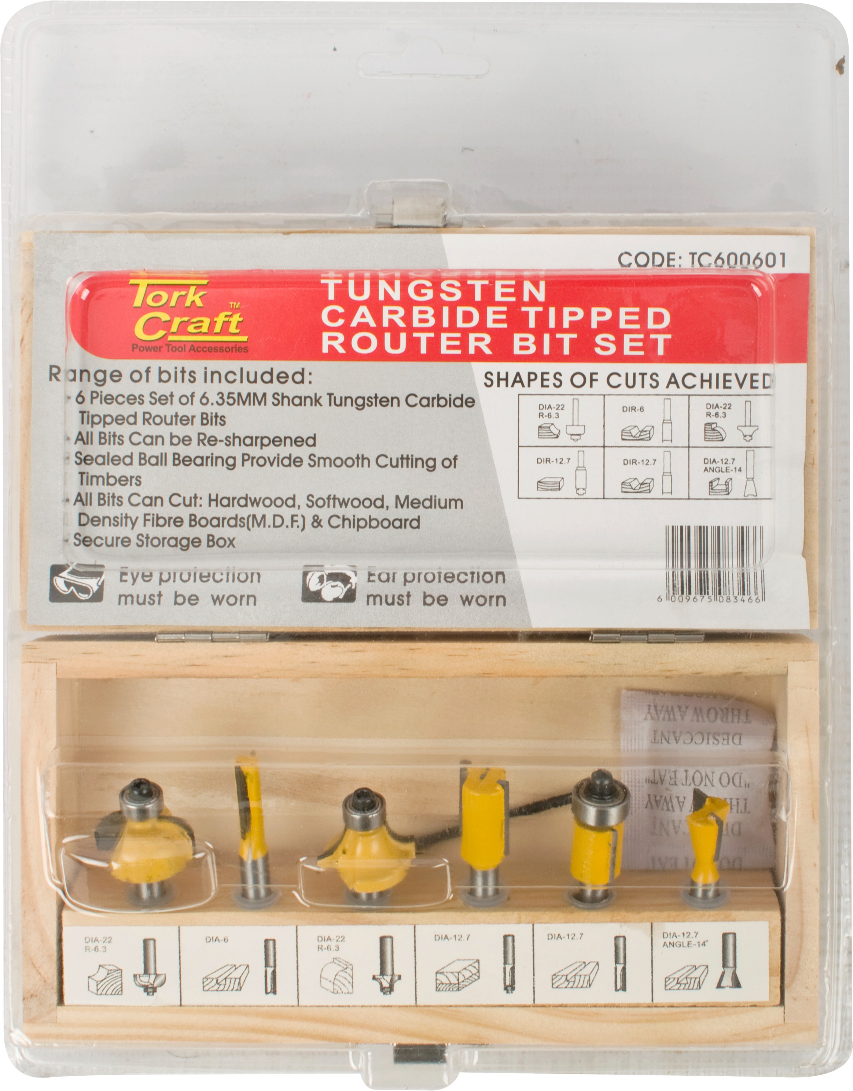 Tork Craft Bit Router Set | Agrimark