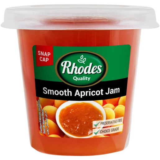 Rhodes Jam Apricot Plastic Cup 290g x 12 | Agrimark
