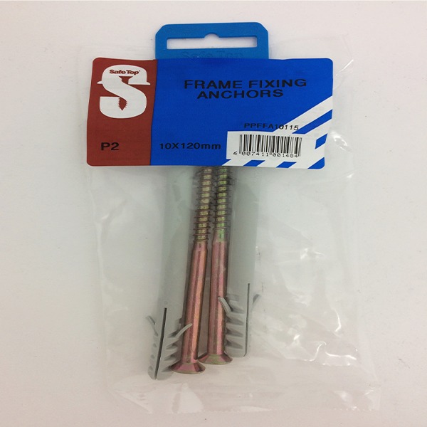 Safetop Anchor Frame Fixing 10x115mm 2pk | Agrimark