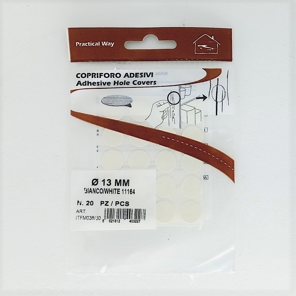 Safetop Cap Screw Sticker WHT 20pk | Agrimark