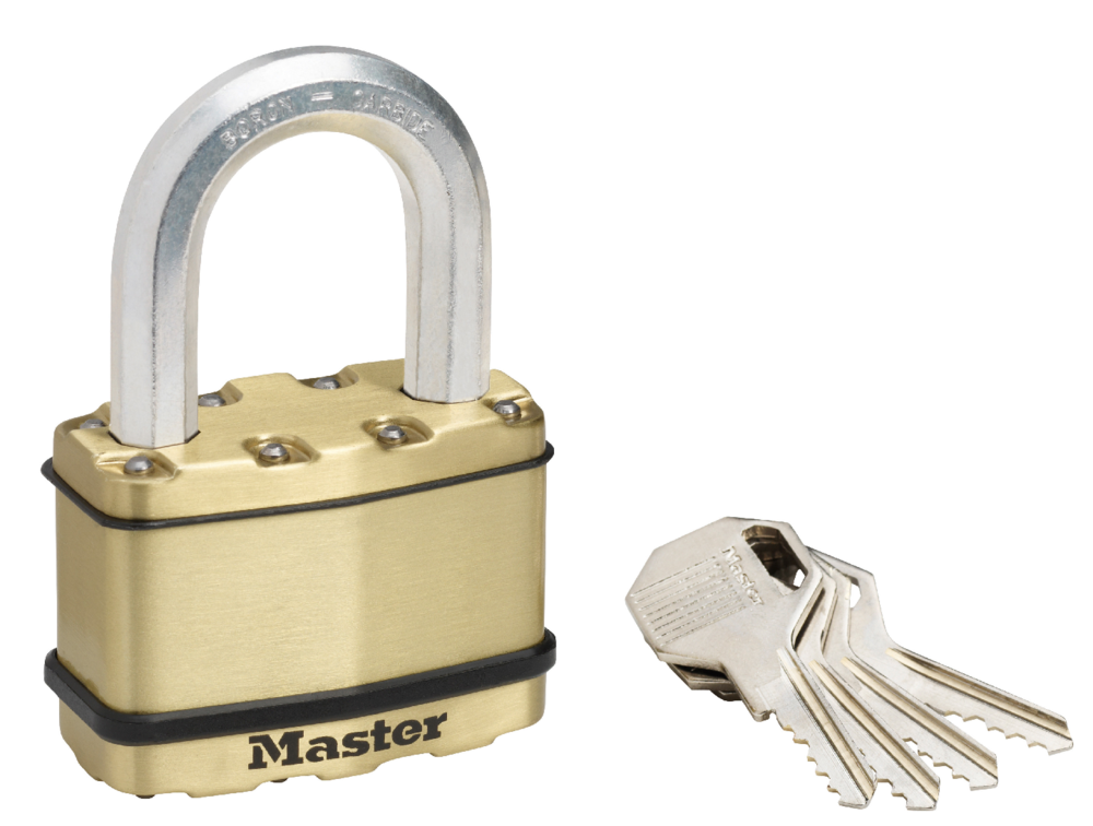Excell Padlock Laminated Y/copper 64/38mm | Agrimark