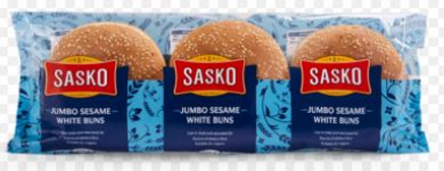 Sasko Jumbo Sesame Buns 3's | Agrimark