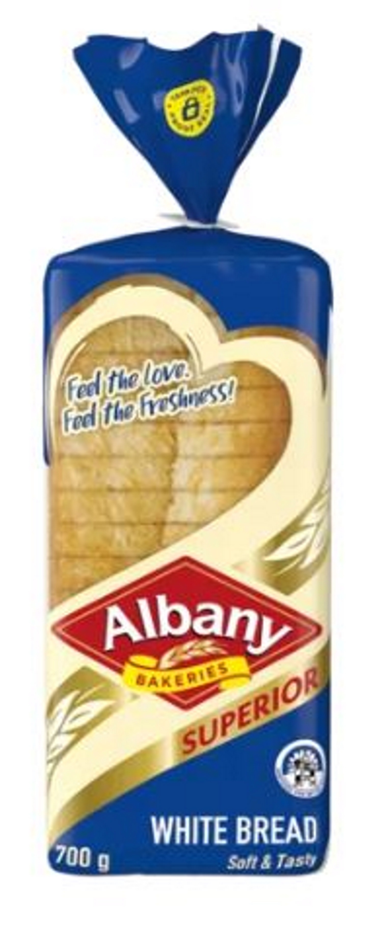 Albany Superior Bread White Sliced Bread 700g | Agrimark