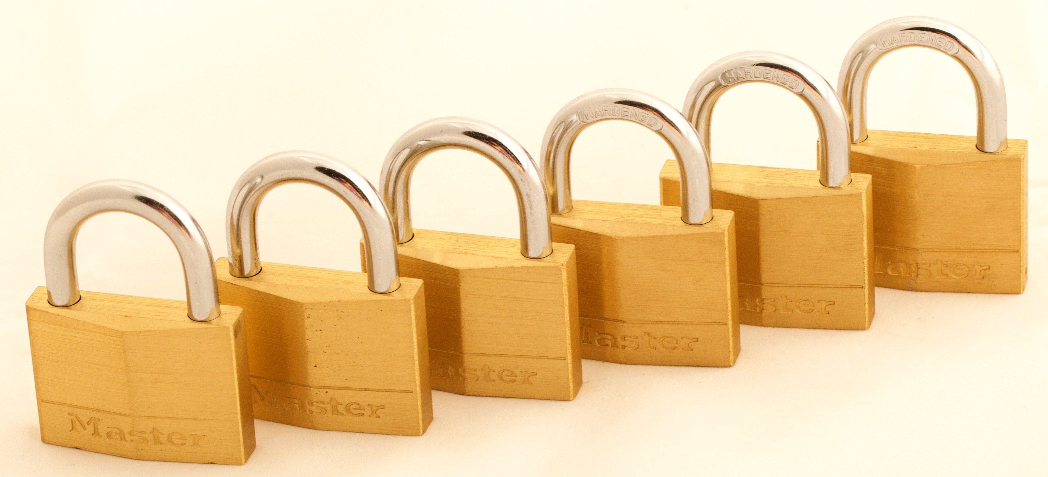 Masterlock Padlock Brass 6KA 50mm | Agrimark