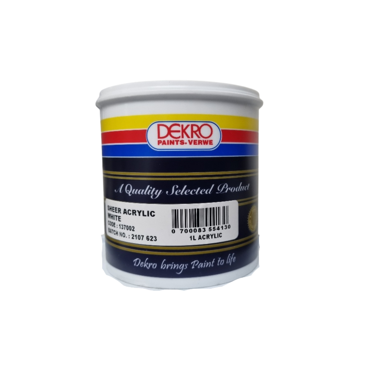 Dekro Sheer Acrylic White | Agrimark