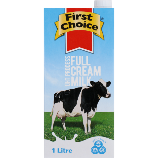 First Choice Uht Milk Full Cream 1l | Agrimark