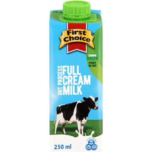 First Choice Uht Milk Full Cream 250ml x 24 | Agrimark