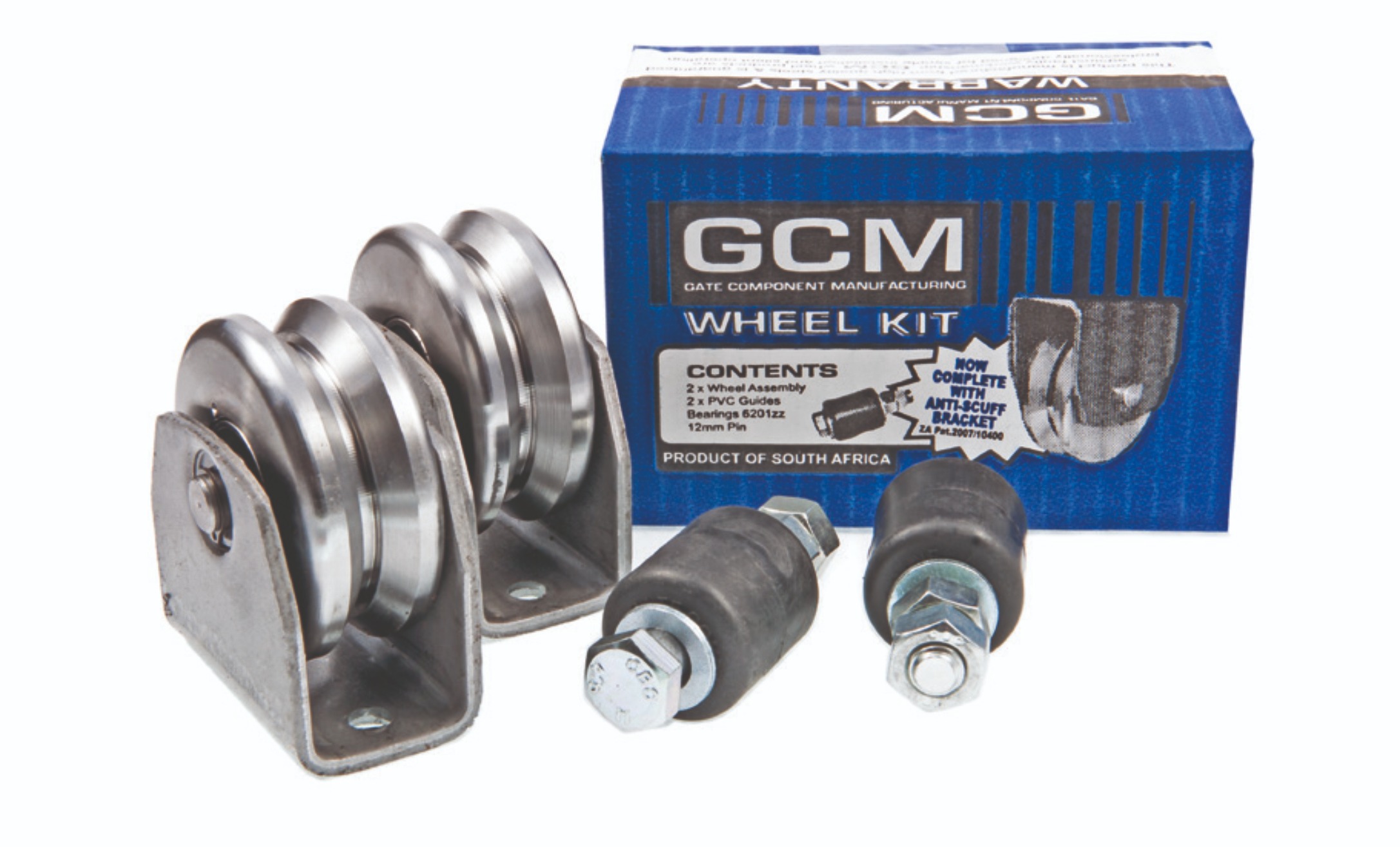 G.C.M Roller Gate Wheel Kit 80mm | Agrimark