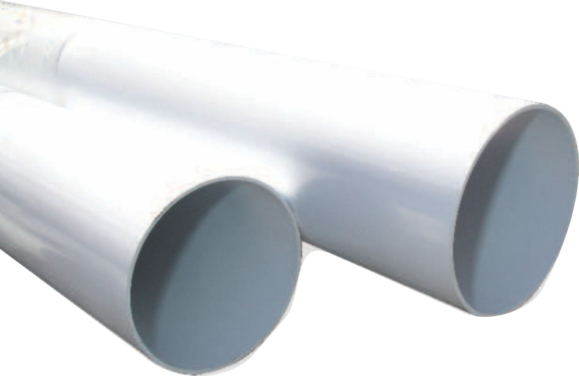 Uni PVC Gutter downpipe round plain 3m | Agrimark