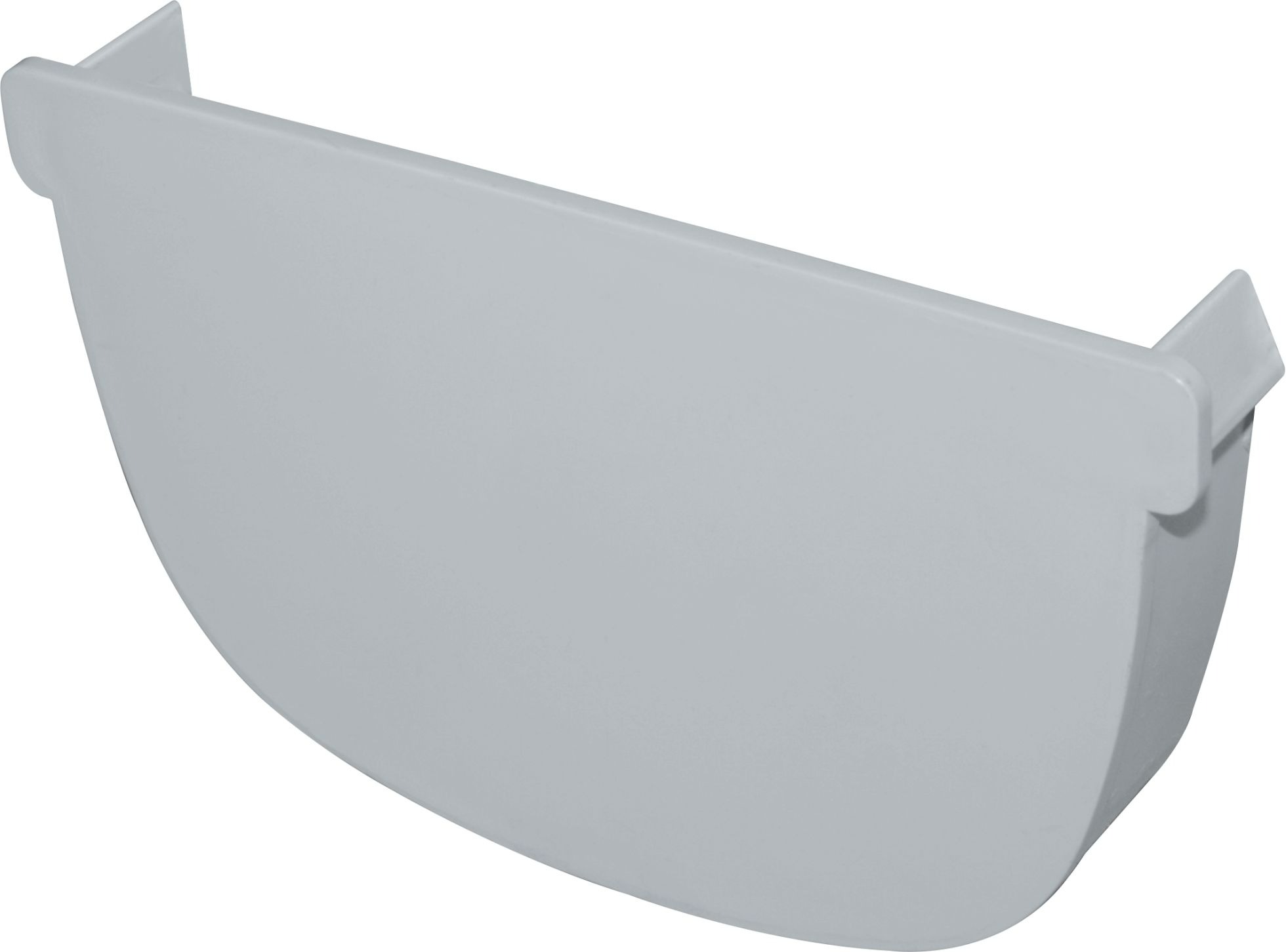 Uni PVC Gutter D-shape stopend | Agrimark