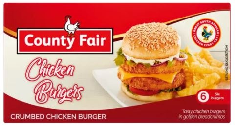 County Fair Chicken Burgers 400g | Agrimark