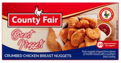County Fair Chicken Breast Nuggets 400g | Agrimark