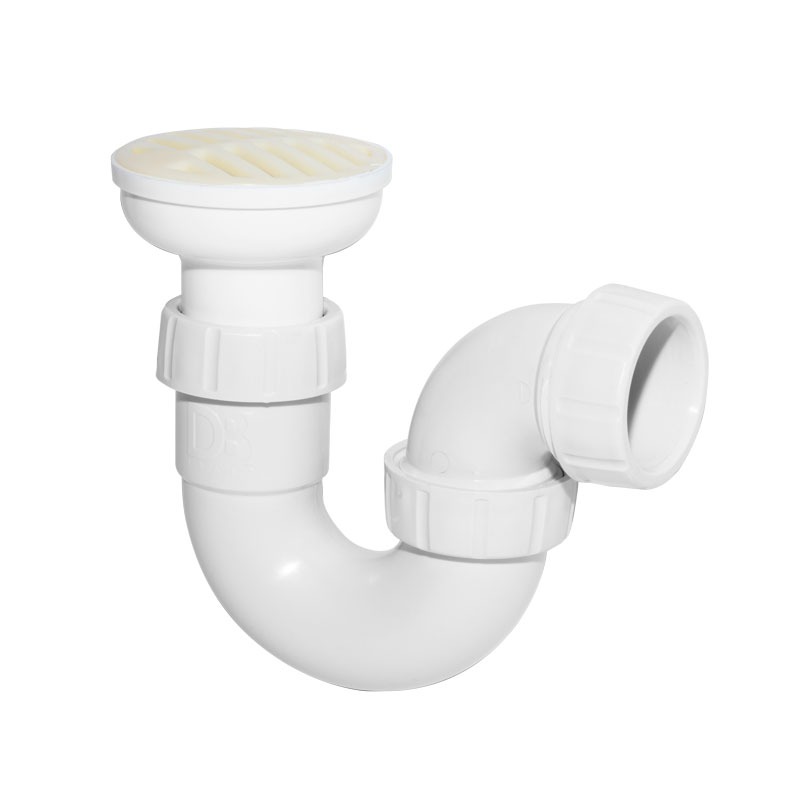 Dpe Pvc Shower Waste Trap 40mm Incl Siev | Agrimark