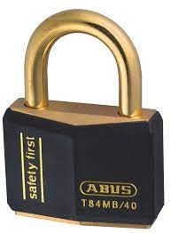 Abus Padlock Marine Inox 2 P Black 40mm | Agrimark