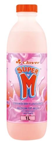 Super M Flavoured Milk Strawberry 1l | Agrimark