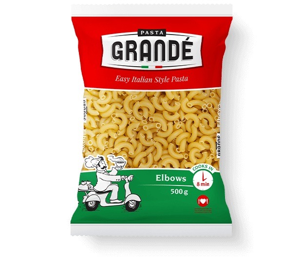Pasta Grande Elbows 500g | Agrimark