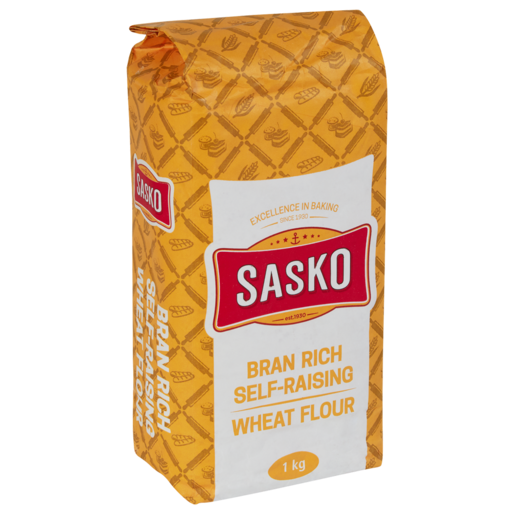 Sasko Selfraising Flour Rich Bran 1kg | Agrimark
