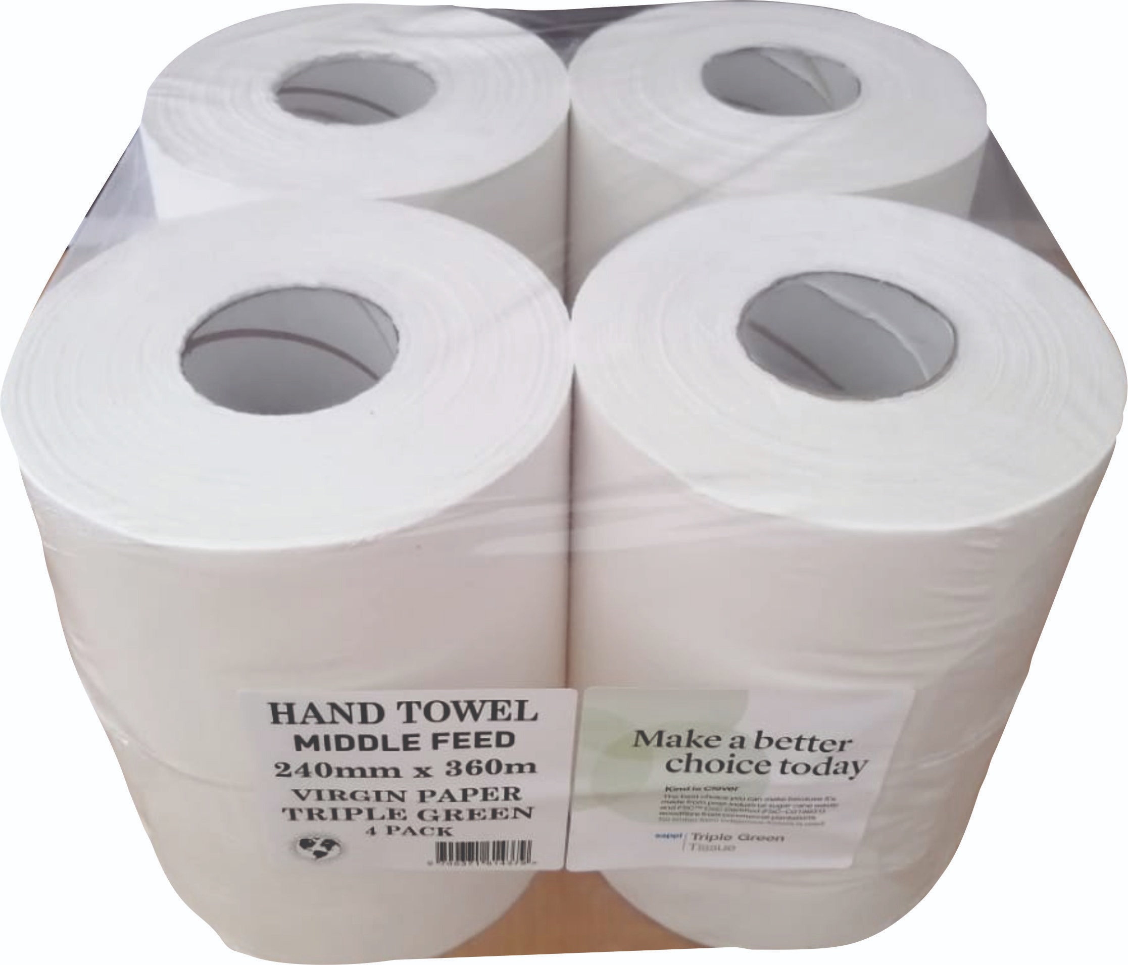 Wescape Tissue Middle Feed 240mm 4's | Agrimark