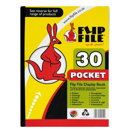 Display File 30 Pockets Flip File Ea | Agrimark
