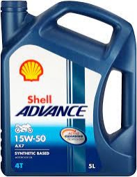 Shell Engine Oil 4 Stroke Adv Ax7 15w50 5L | Agrimark