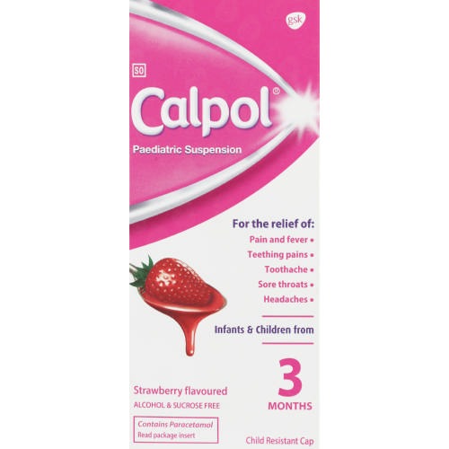 Calpol Peadiatric Suspension 100ml | Agrimark