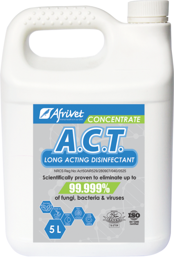 Afrivet Act Long Acting Disinfectant 5l | Agrimark