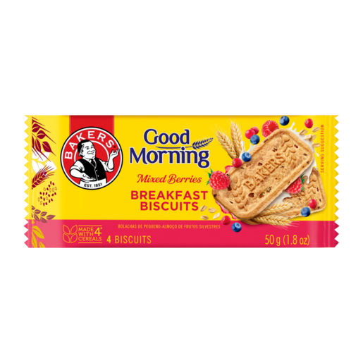 Bakers Good Morning Mixed Berries 50g | Agrimark