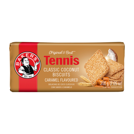 Bakers Tennis Biscuits Caramel 200g | Agrimark