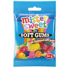 Mr Sweet Soft Gums 60g | Agrimark