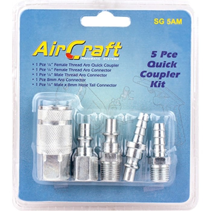 Aircraft Aro Quick Coupler Set 5 Piece | Agrimark