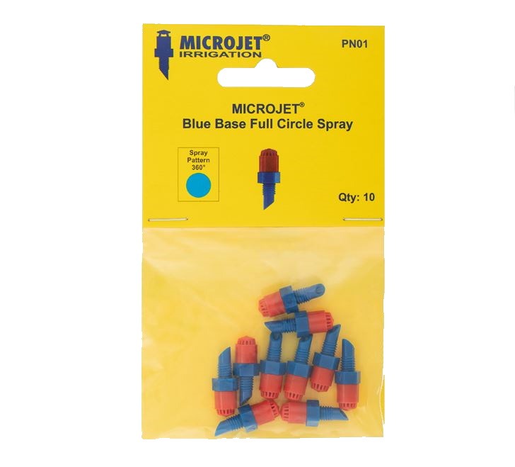 Microjet Green Base Blue Cap 180deg P10 | Agrimark