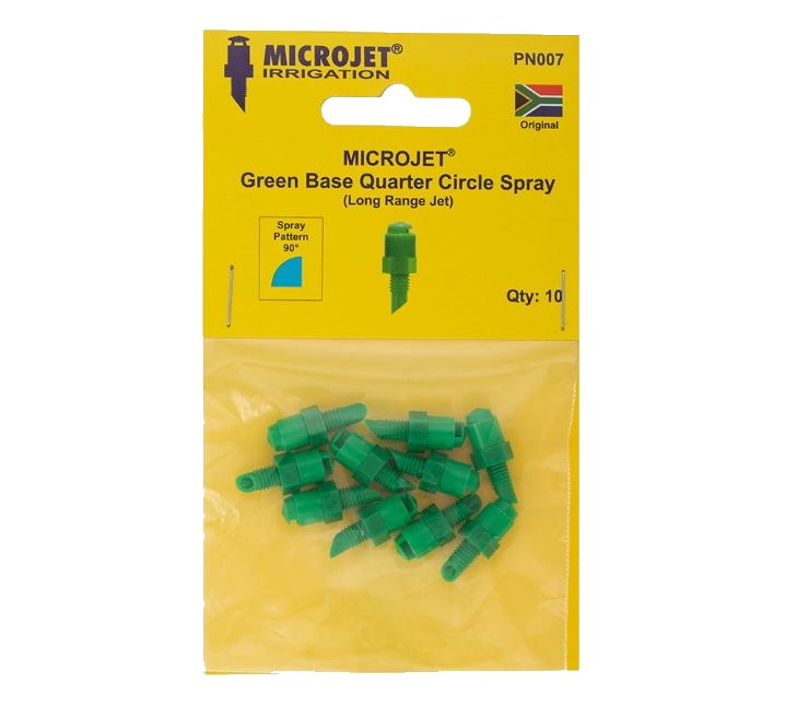 Microjet Green Base Green Cap 90deg P10 | Agrimark