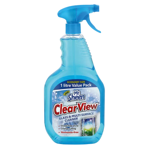 Mr Sheen Window Cleaner Clearview 1l | Agrimark