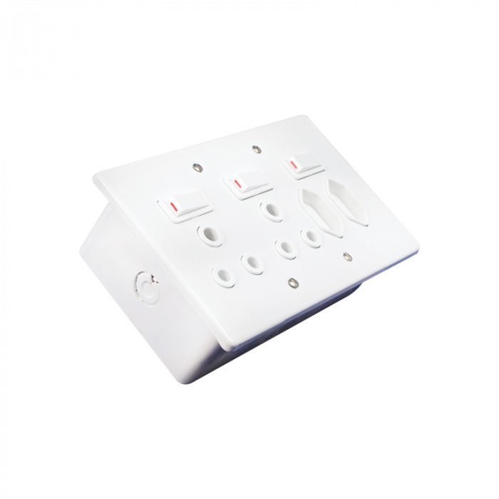 Crabtree Switch Socket 2x16a 2x5a | Agrimark