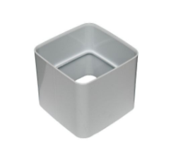 Streamline Pvc Downpipe Socket Sq Dbl-fl | Agrimark