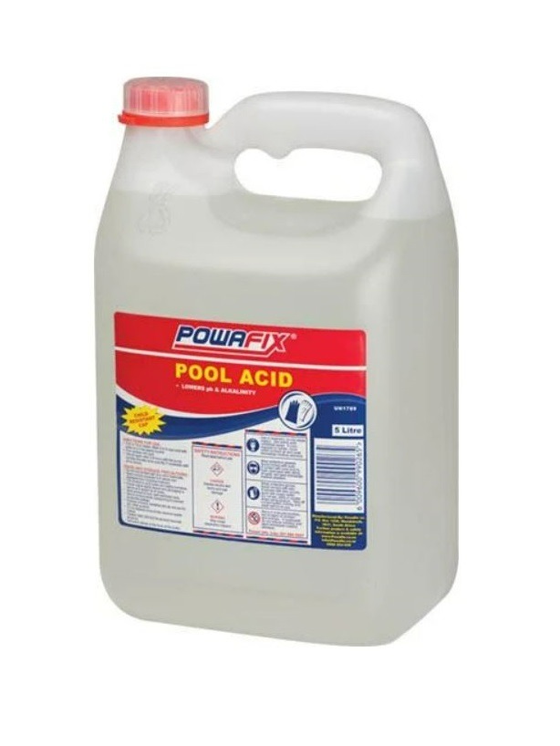 Powafix Pool Acid(hydrochloride Acid)5l | Agrimark