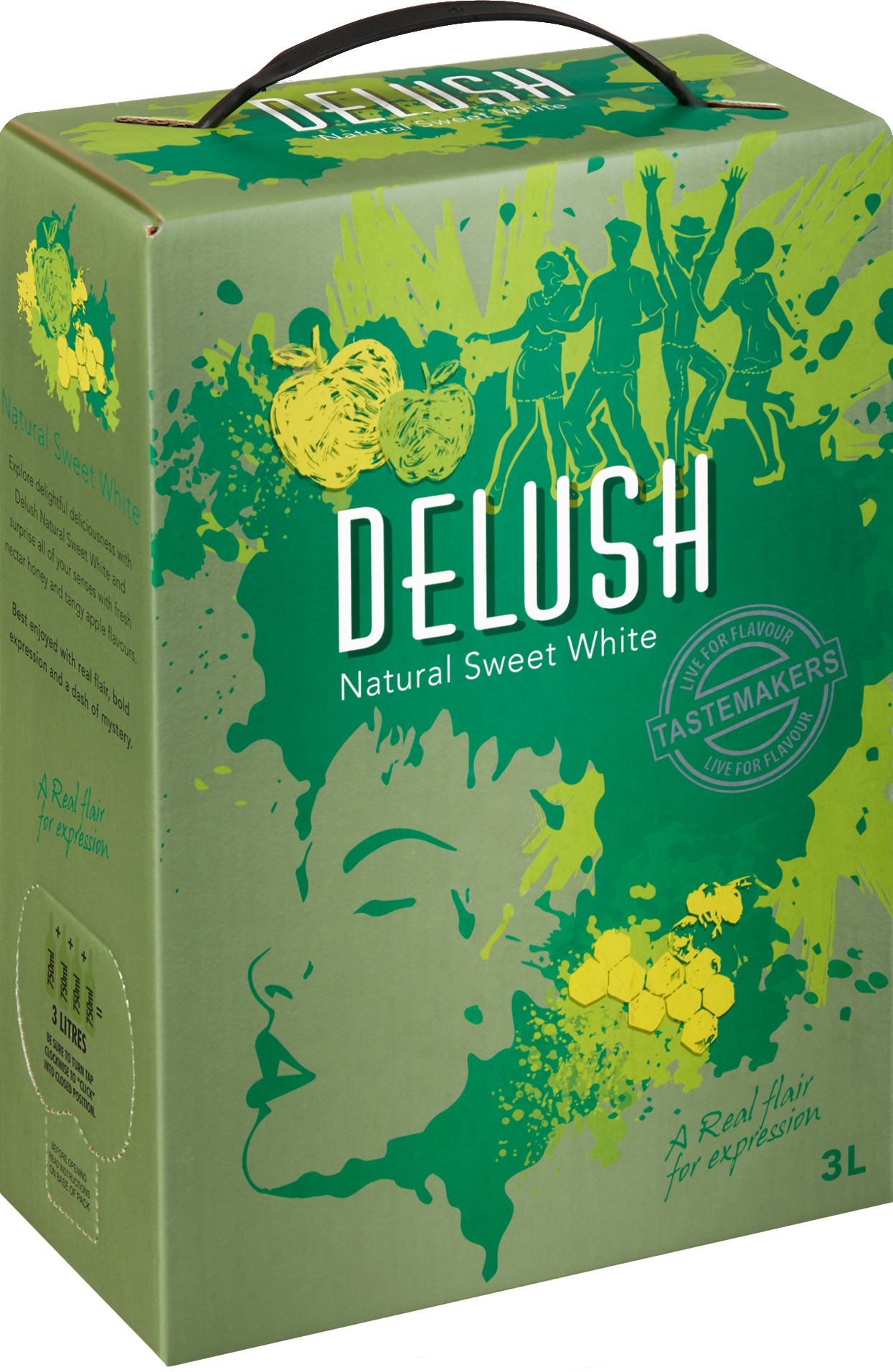 Delush Natural Sweet White Wine 3L | Agrimark